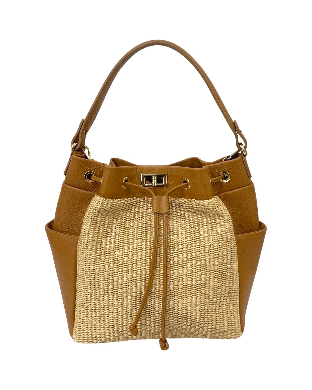 Raffia Drawstring Bag – Two Amicis