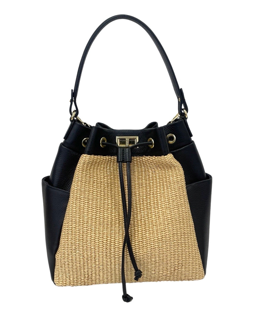 Raffia Drawstring Bag – Two Amicis